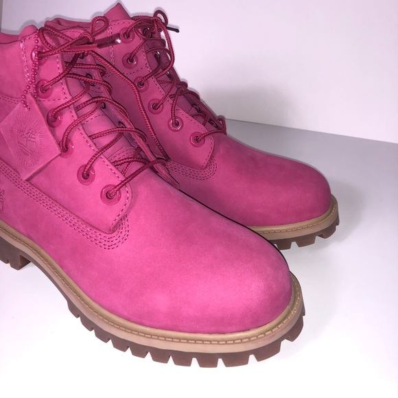 Timberland | Shoes | Nwt Rose Red Timberland Premium Waterproof Boots ...